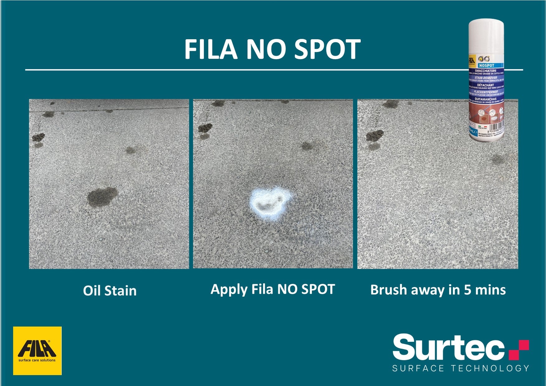 FILA NO SPOT - 200ml — Surtec